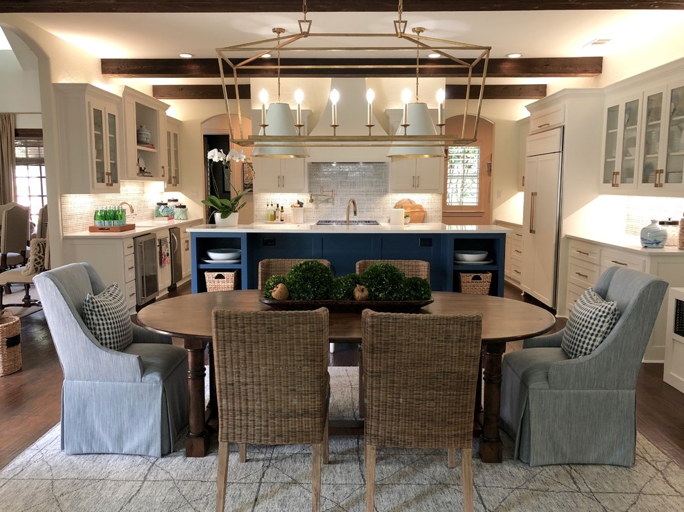 Dockside Kitchen and Family room remodel - Transitional - Kitchen ...