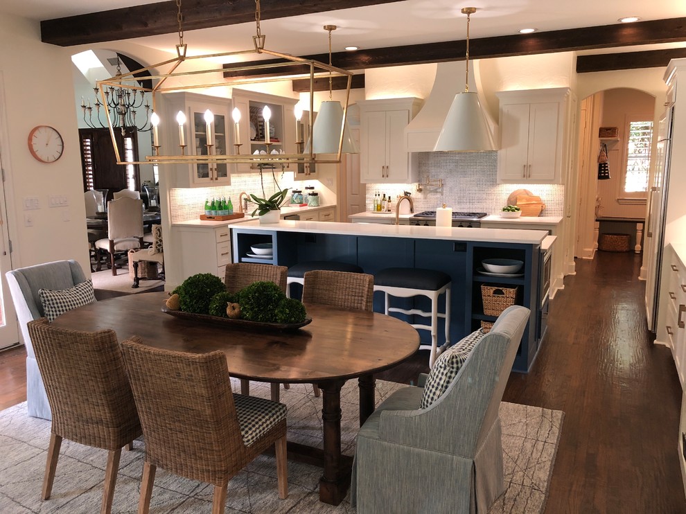 Dockside Kitchen and Family room remodel - Transitional - Kitchen ...