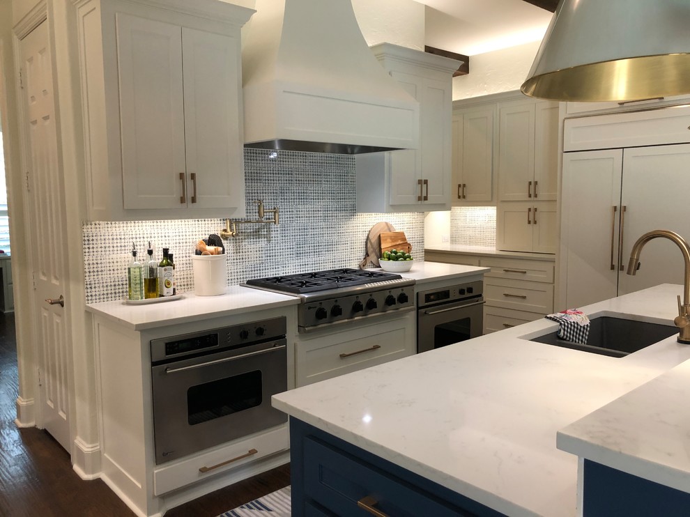 Dockside Kitchen and Family room remodel - Transitional - Kitchen ...