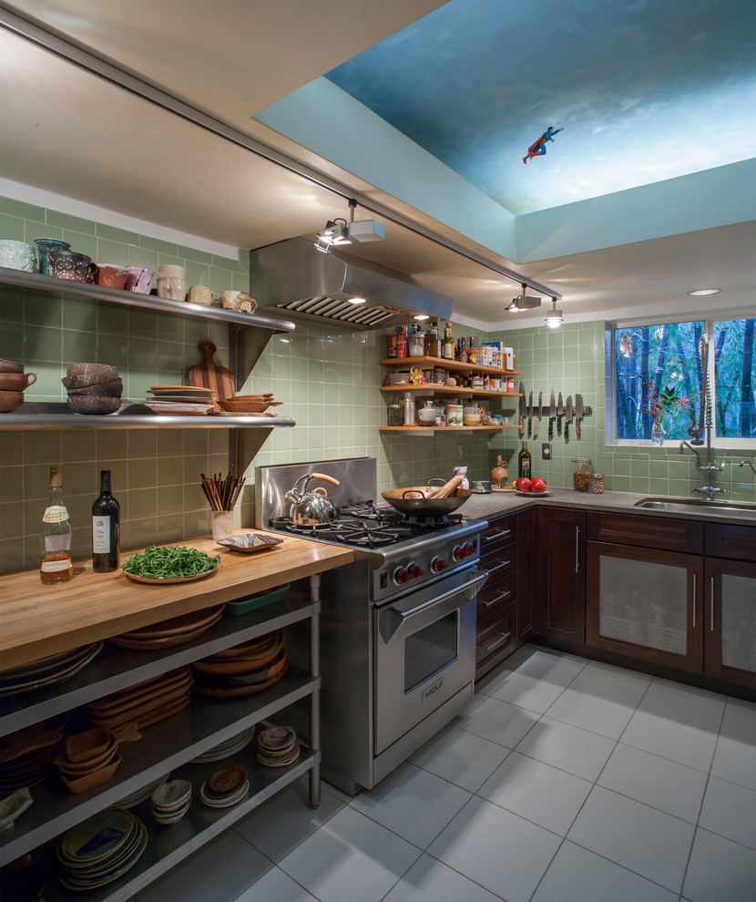Dolphin House Kitchen - Modern - Kitchen - Miami - by William Hoffman ...