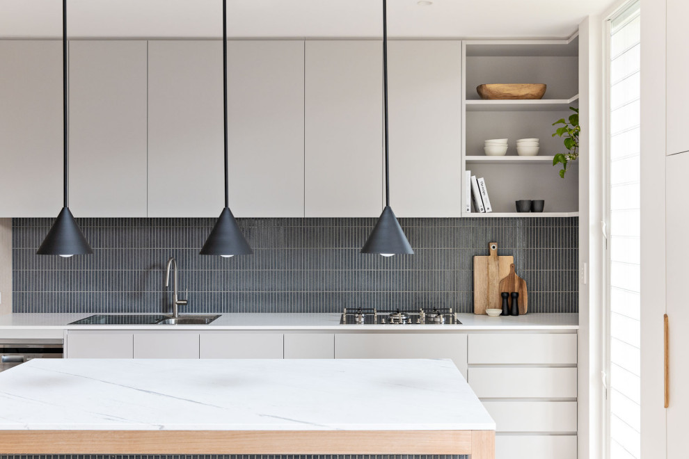 Double Void House - Contemporary - Kitchen - Sydney - by Kitty Lee ...