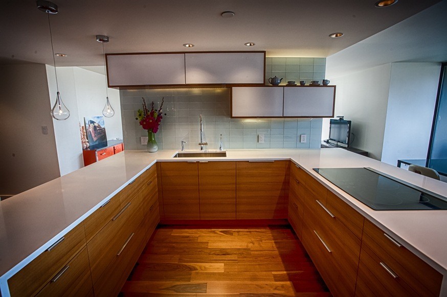Downtown Condominium Kitchen - Modern - Kitchen - Seattle - by 36th ...