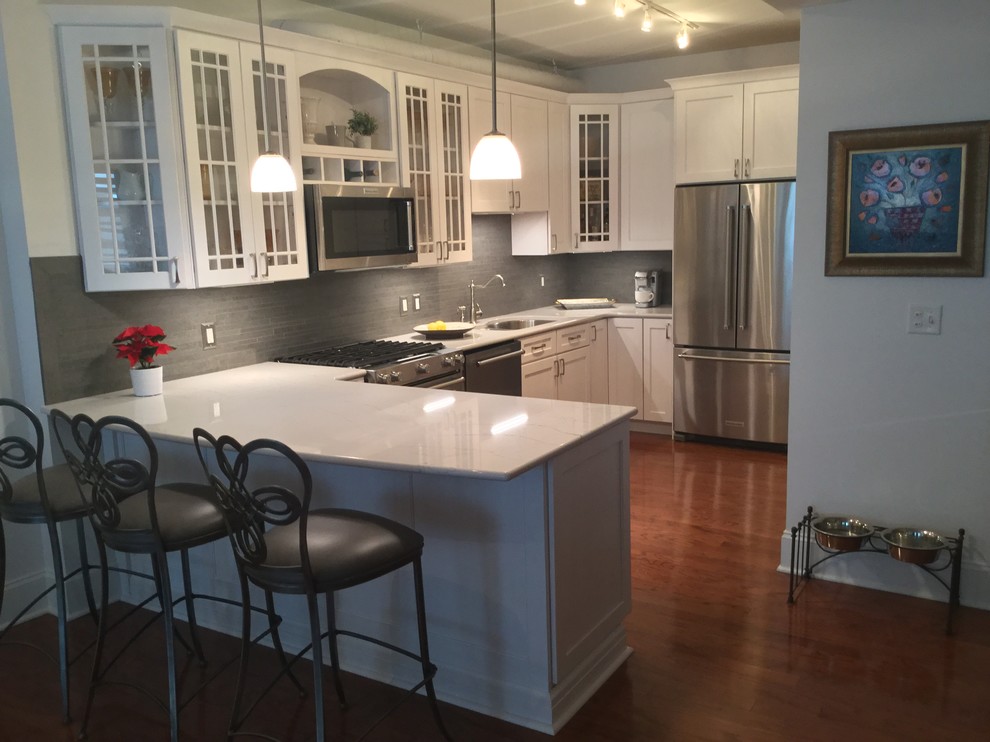 Downtown High-Rise Apartment - Transitional - Kitchen - New York - by ...