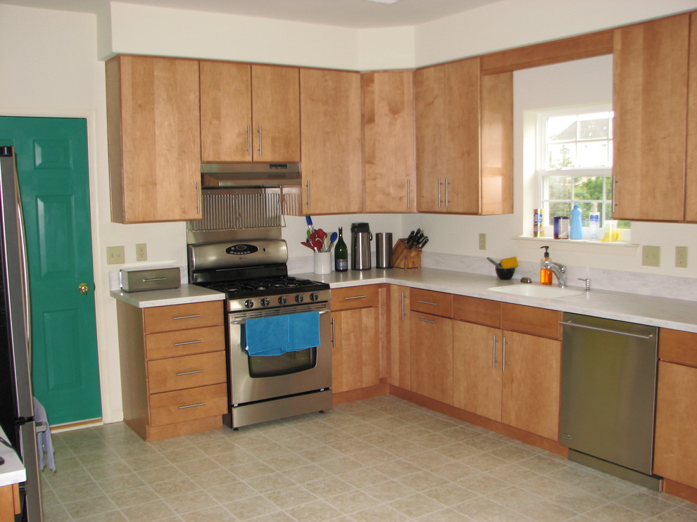 Dupont Corian - Rain Cloud - Traditional - Kitchen - New York - by ...