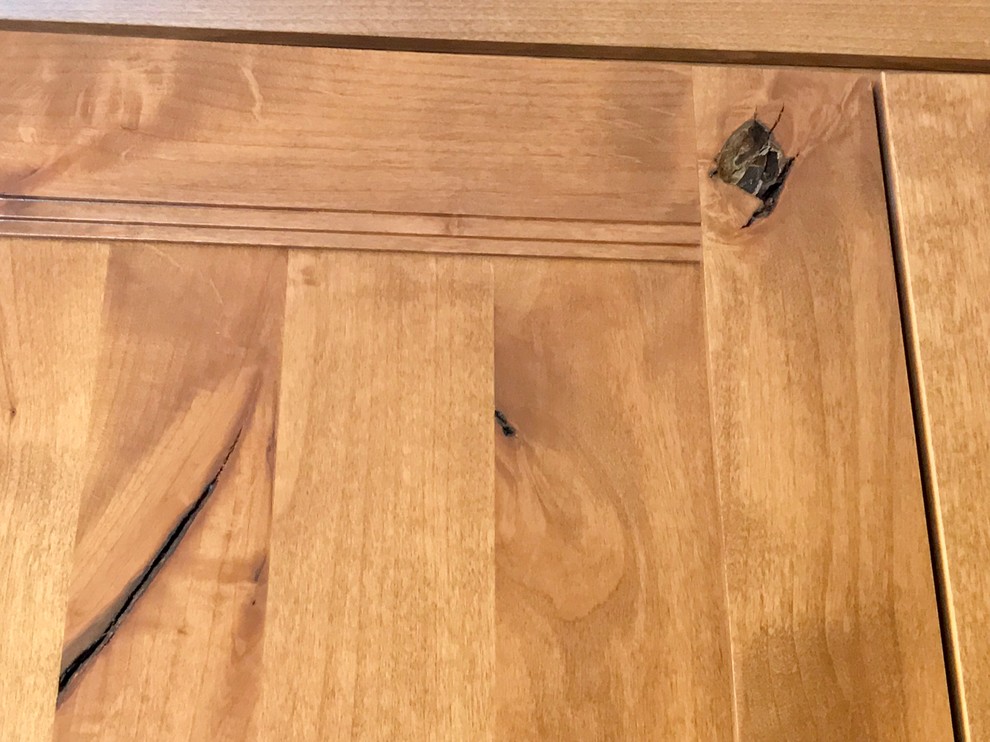 Dura Supreme Cabinets Knotty Alder Butternut Romanix Granite Galley ...