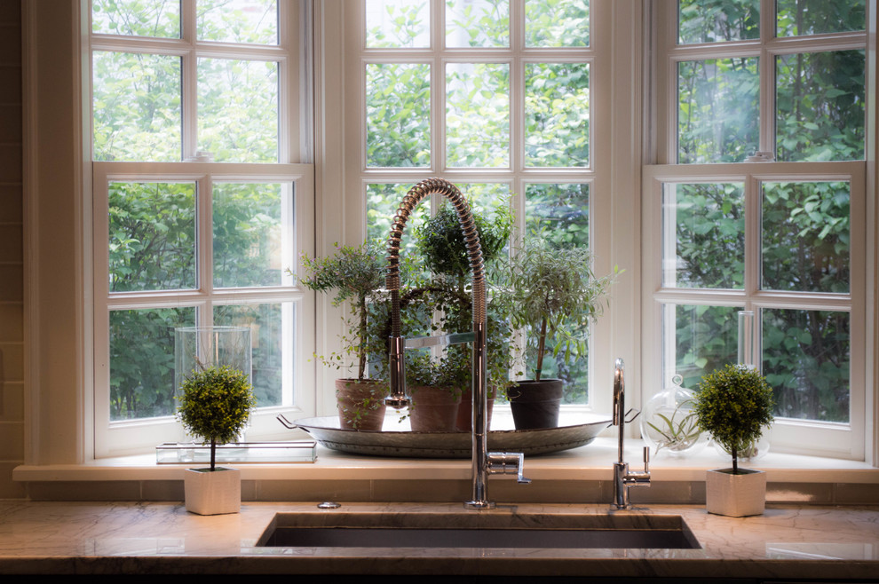 Dutch Colonial Transitional Kitchen - Transitional - Kitchen ...
