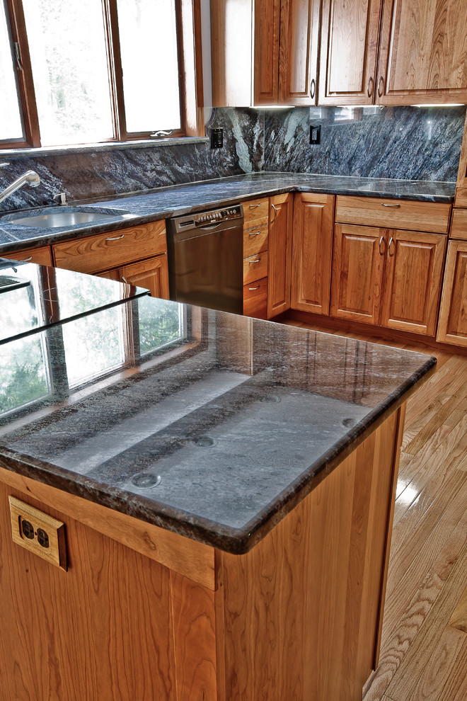 Dynamic Blue Granite Kitchen - Traditional - Kitchen - DC Metro - by ...