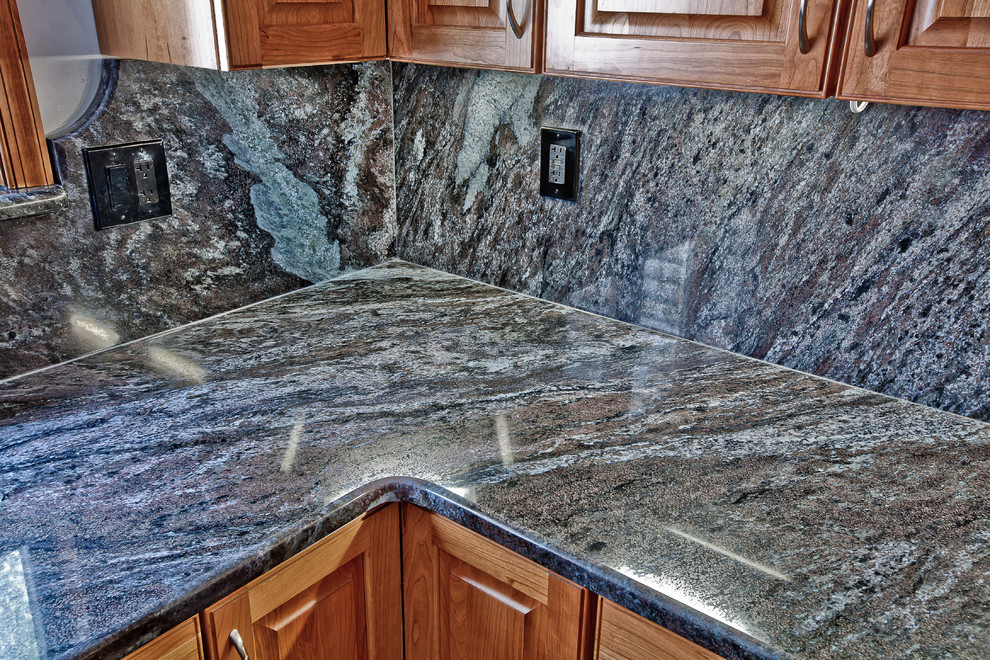 Dynamic Blue Granite Kitchen - Traditional - Kitchen - DC Metro - by ...