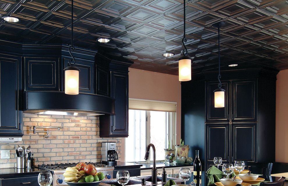 Dynamic Tin Ceiling - Kitchen - Traditional - Kitchen - Tampa - by ...