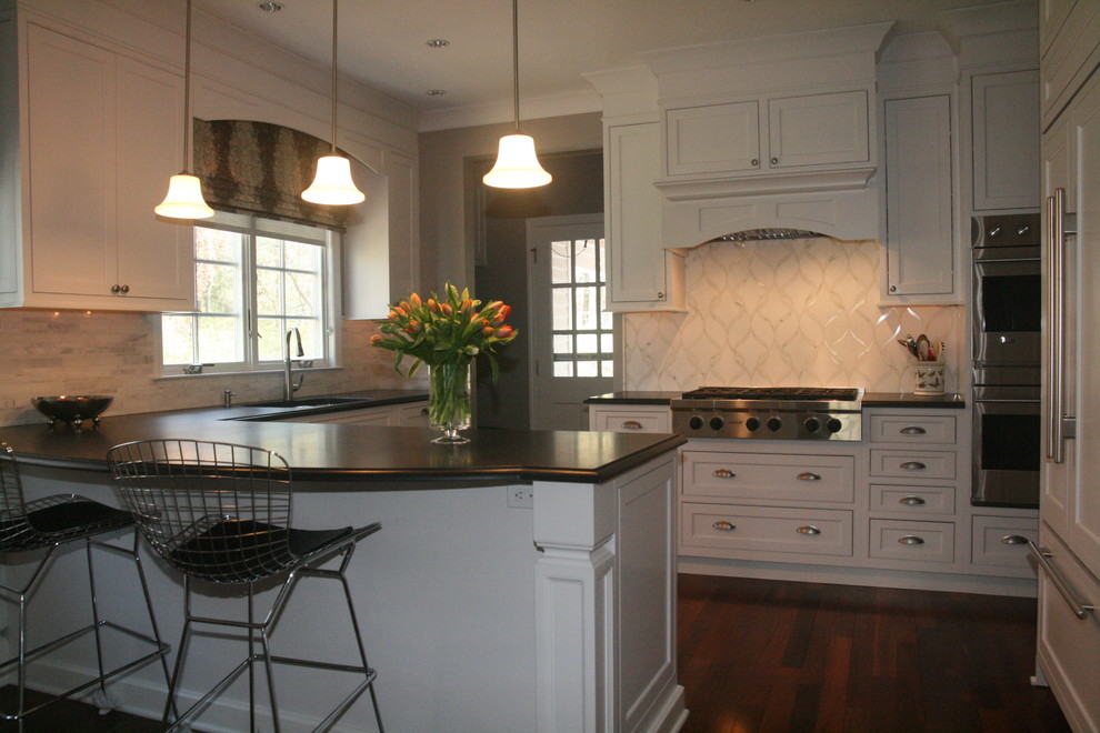 Dynasty Painted Inset Cabinetry - Traditional - Kitchen - New York - by ...