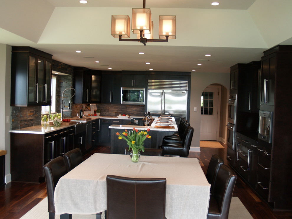 E3 Cabinets & Design - Modern - Kitchen - Charlotte - by Trinity ...