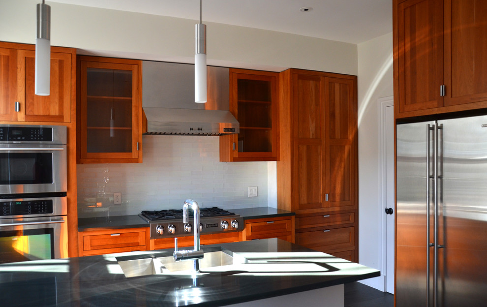 East Boston Rowhouse - Modern - Kitchen - Boston - by Chace ...