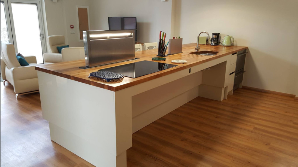 Easy Access Kitchen with Motorised Multi Level Island - Contemporary - Kitchen - Other - by ...