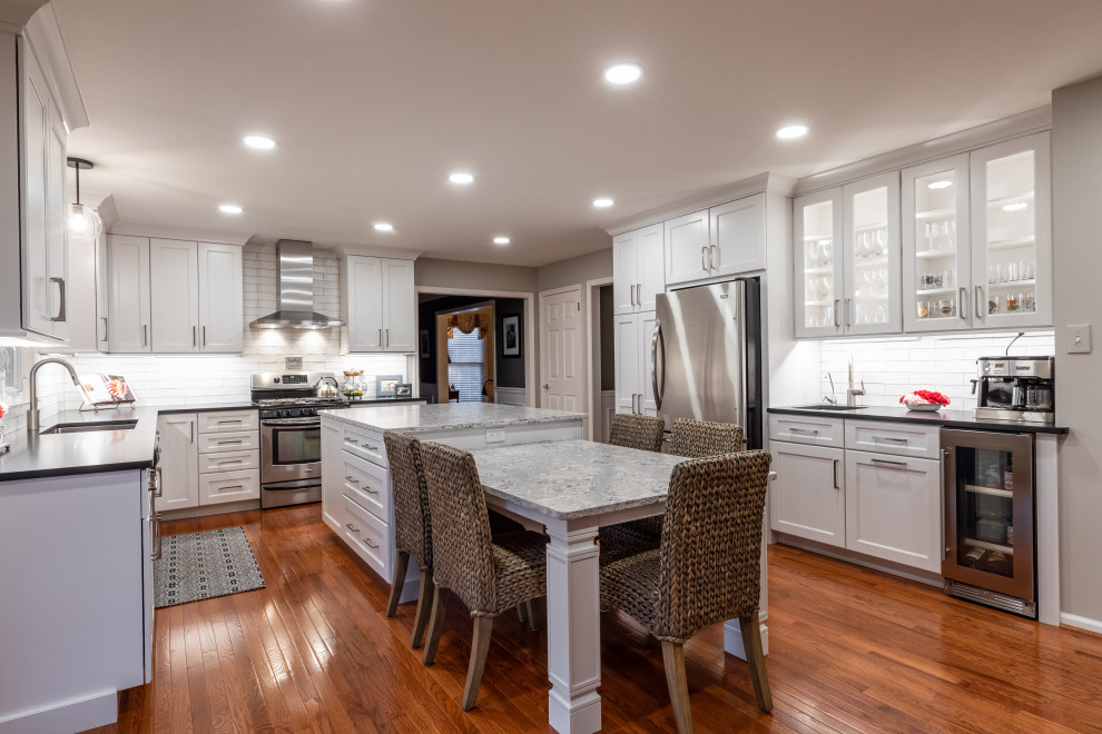 Eat-in Kitchen: Major Renovation - Traditional - Kitchen - Philadelphia ...