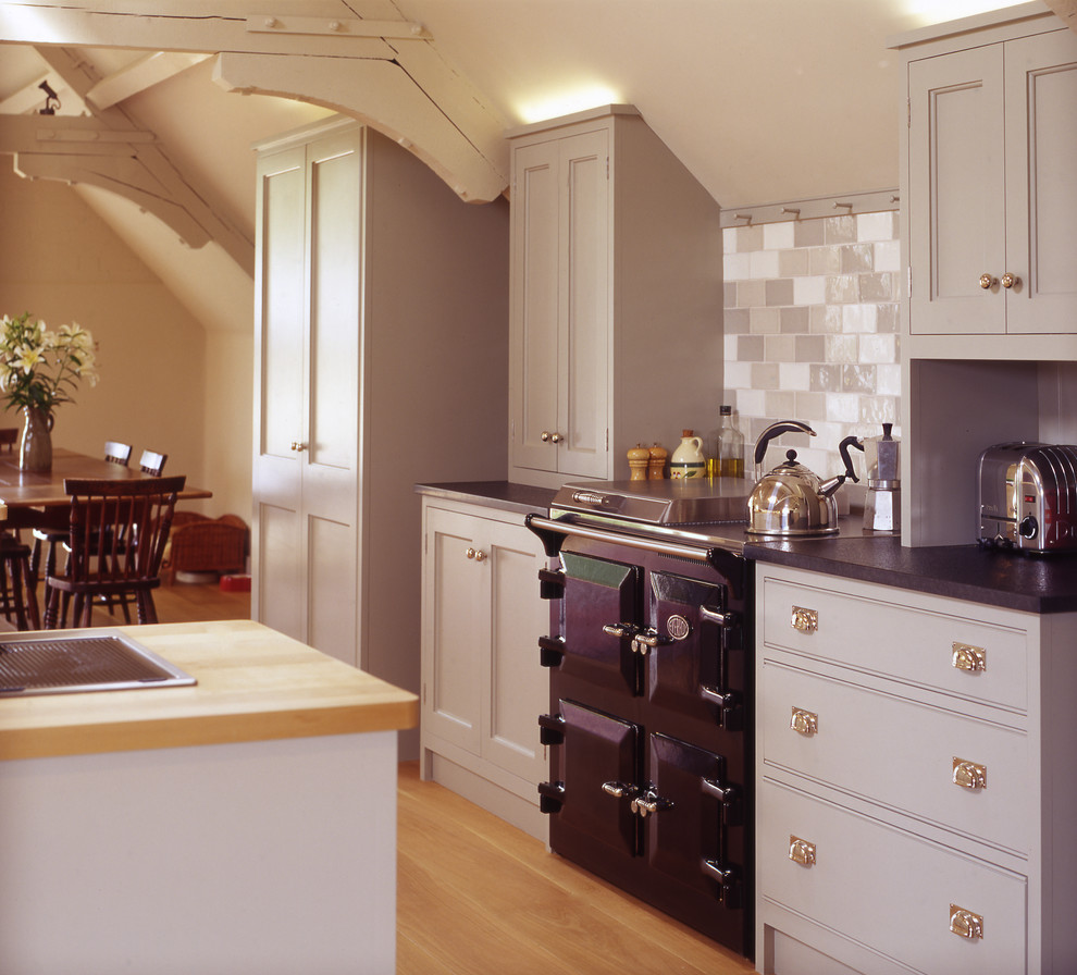 Eclectic painted Shaker kitchen - Traditional - Kitchen - Other - by ...