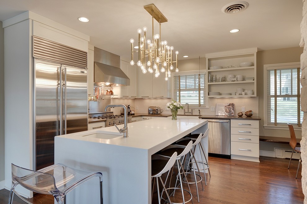 Edina Mid-Century Modern - Contemporary - Kitchen - Minneapolis - by ...