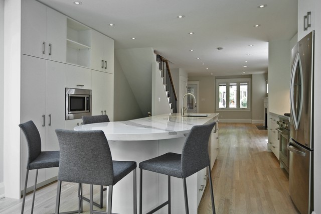 Edith Modern Home - Modern - Kitchen - Toronto - by Olympic Kitchens ...