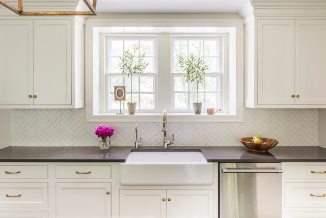Kitchen of the Week: Updated Colonial Style in Creamy White