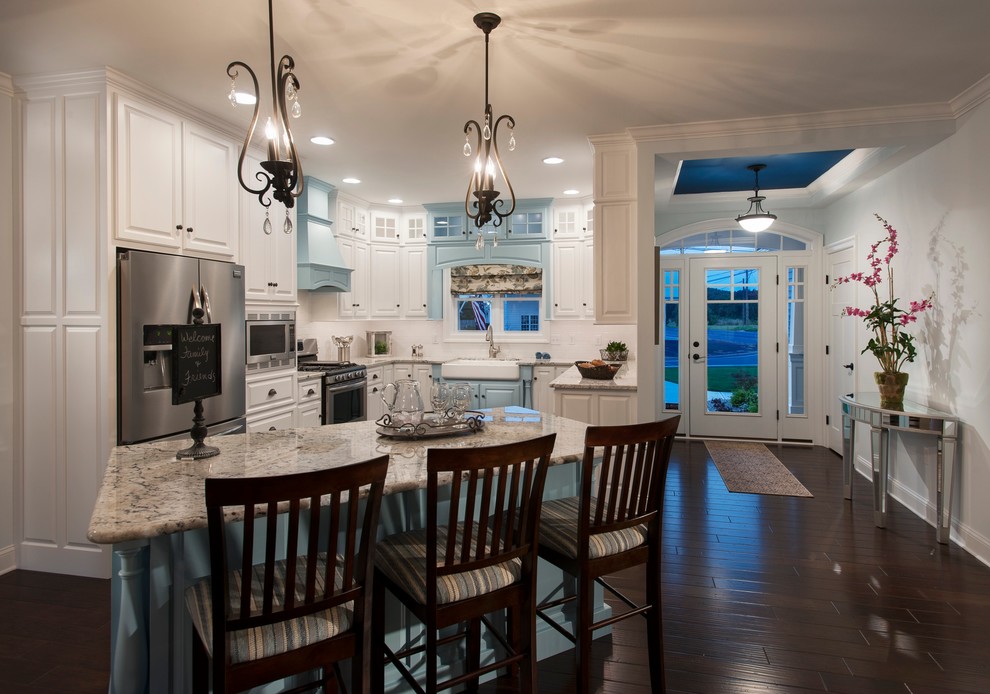 Elegant Country Kitchen - Transitional - Kitchen - Other - by Denney ...
