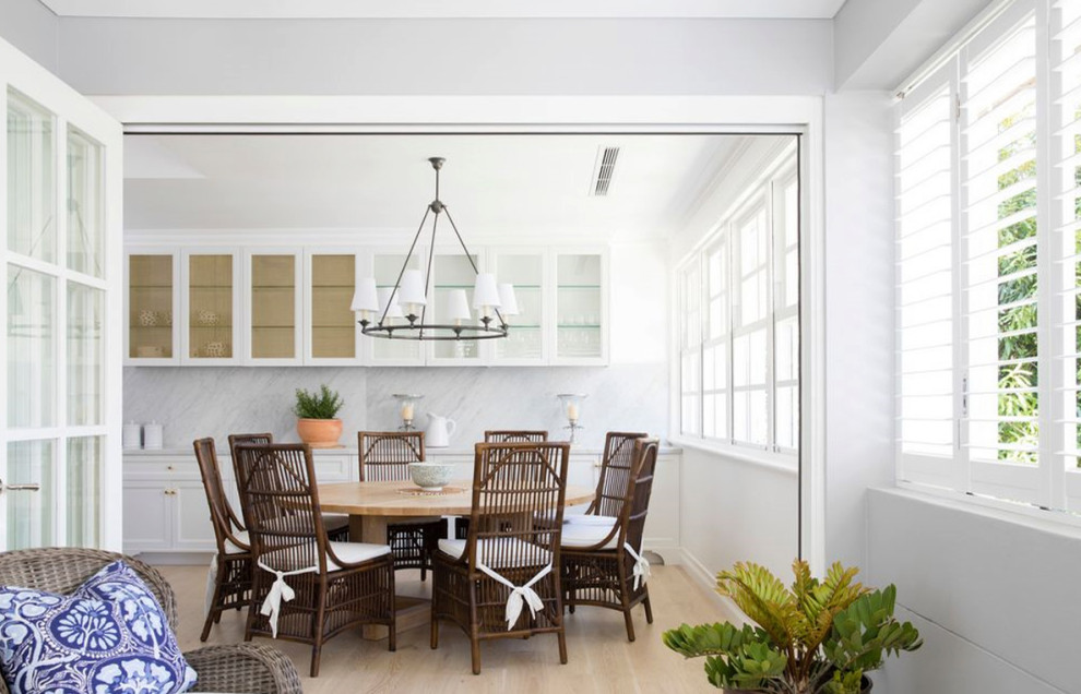 Elegant Hamptons Style Entertainers Kitchen - Contemporary - Kitchen ...