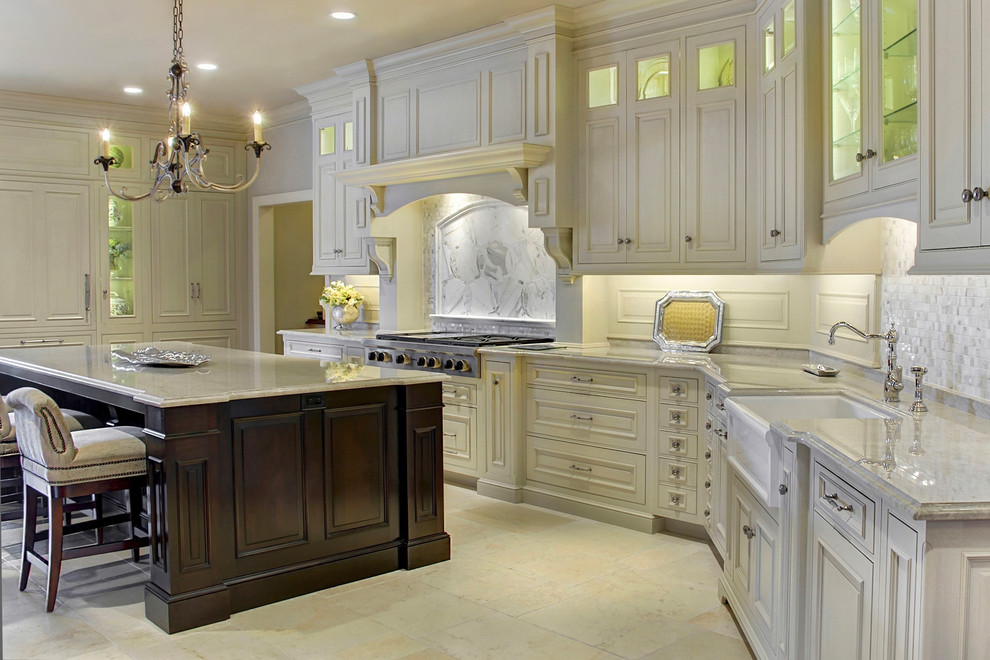 Elegant Traditional Kitchen Renovation - Traditional - Kitchen ...