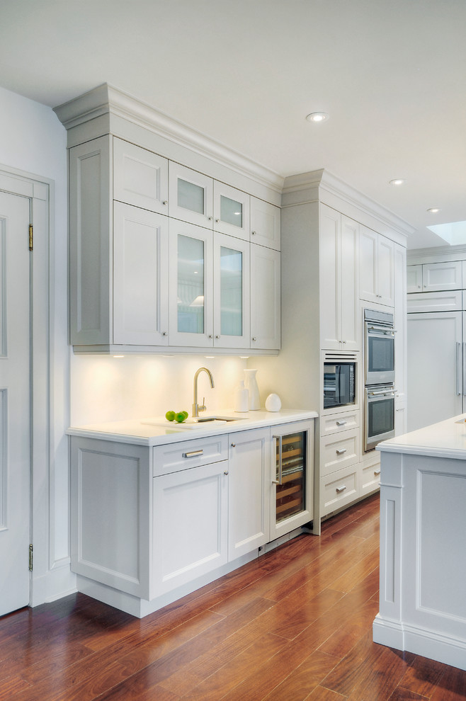 Elegant White Kitchen - Traditional - Kitchen - Toronto - by Cliff and ...