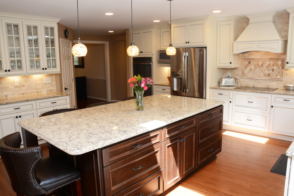 Ellicott City, MD Kitchen Beige Quartz Countertops - Transitional - Kitchen - Baltimore - by ...