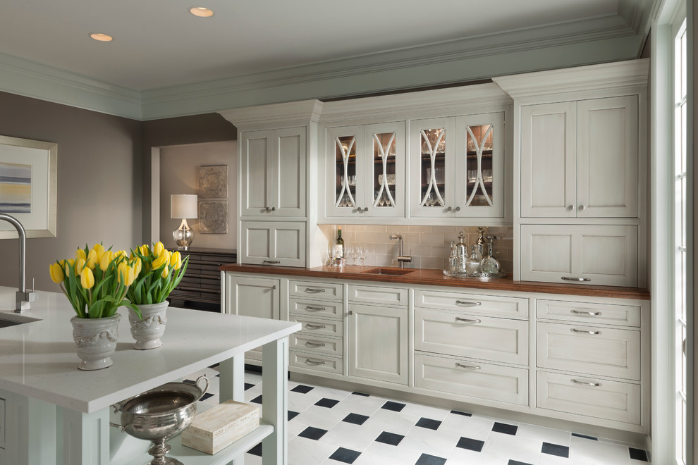 Embassy Row - Traditional - Kitchen - Los Angeles - by Showcase Design ...