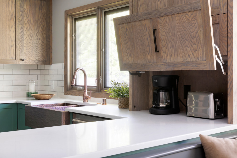 Emerald & Copper Craftsman - Transitional - Kitchen - Minneapolis - by ...