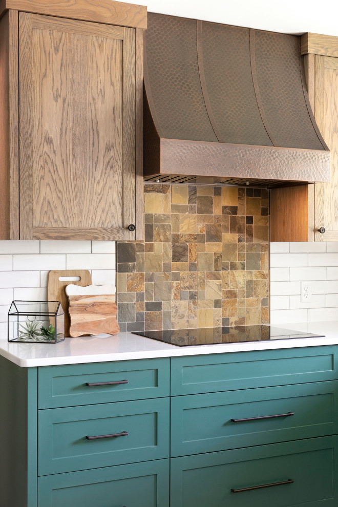 Emerald & Copper Craftsman - Transitional - Kitchen - Minneapolis - by ...