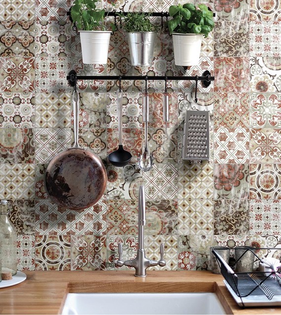 Encaustic Backsplash - Kitchen - Toronto - by Tilemaster | Houzz AU