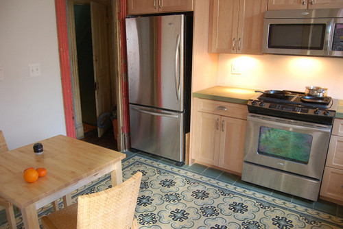Encaustic Cement Tiles - Mediterranean - Kitchen - Mexico City - by ...
