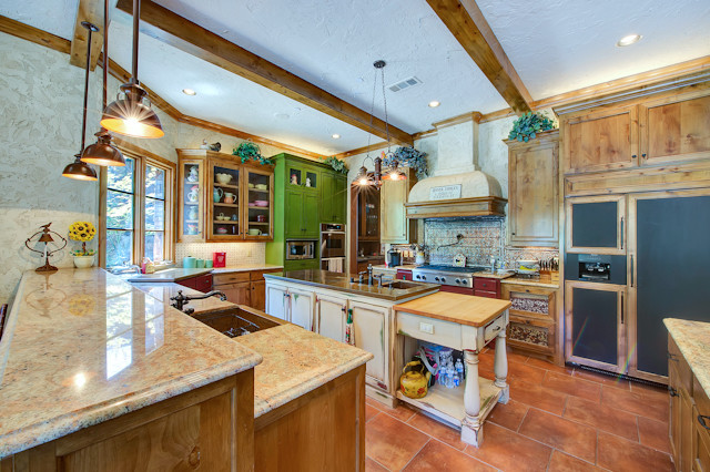 English Cottage - Rustic - Kitchen - Dallas - by Garabedian Properties ...