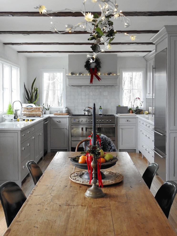 English Kitchen Remodel - Farmhouse - Kitchen - New York - by Natasha ...