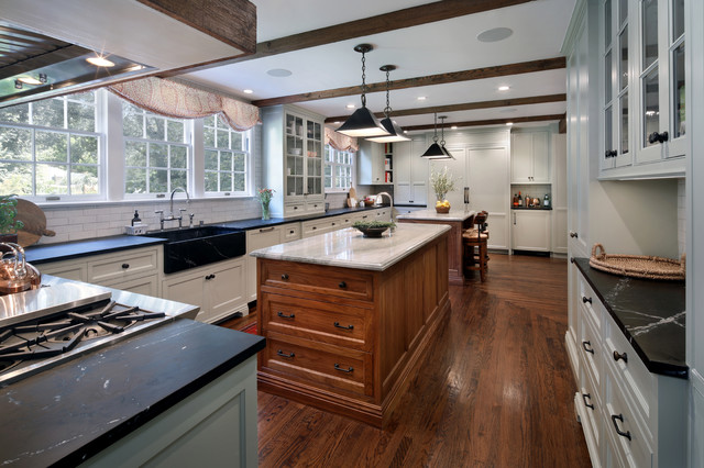 English Tudor - Traditional - Kitchen - Los Angeles - by Scribe Studio ...