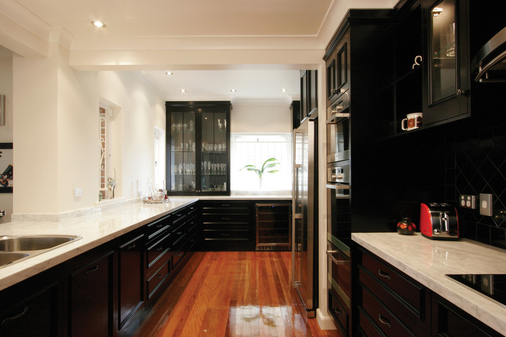 Enigma Interiors - Ebony Kitchen - Contemporary - Kitchen - Brisbane ...