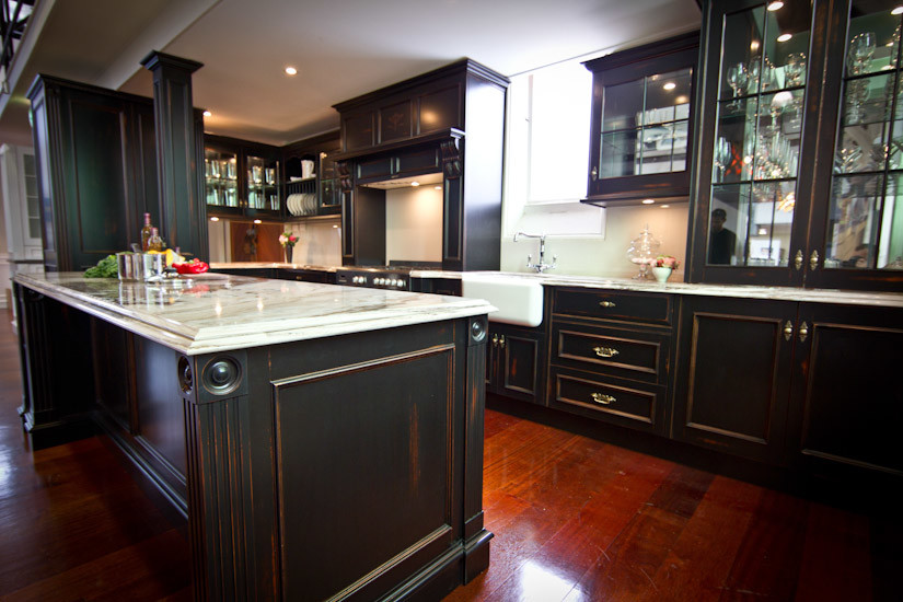 Enigma Interiors - Espresso Kitchen - Traditional - Kitchen - Brisbane ...