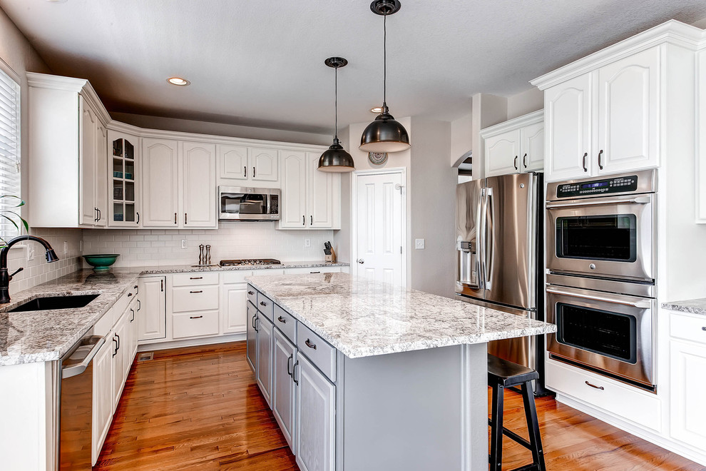 Erie Builder Grade Kitchen Upgrade - Traditional - Kitchen - Denver ...