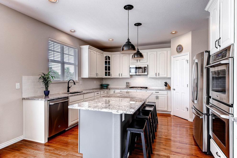 Erie Builder Grade Kitchen Upgrade - Traditional - Kitchen - Denver ...