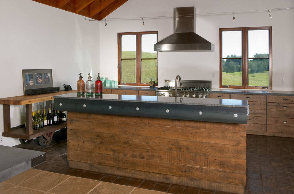 Esca - Industrial - Kitchen - San Francisco - by Leo Claudio Cabinets ...