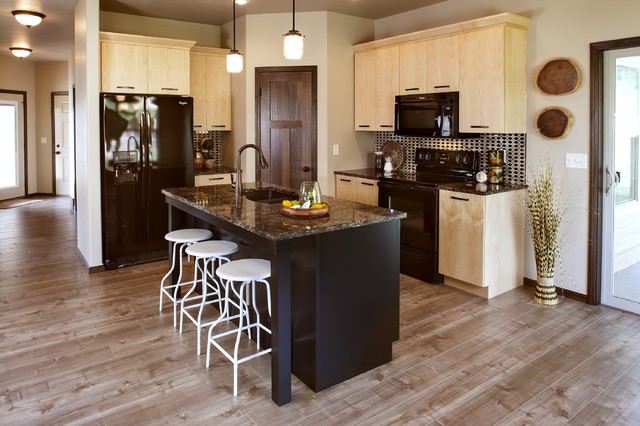 EVO Door style: Milan | Species: Maple | Finish: Natural - Kitchen ...