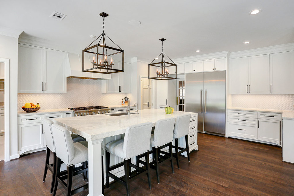 Expanded Open Space Contemporary Design-Build - Modern - Kitchen ...