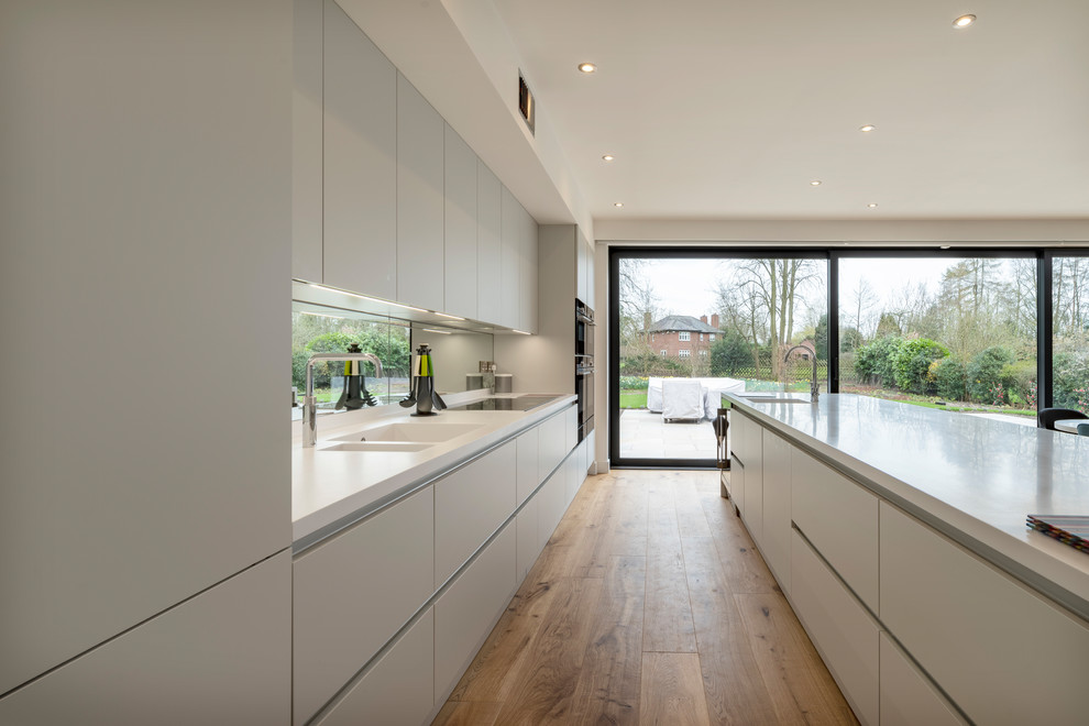 Expansive modern Kitchen/Family Room - Modern - Kitchen - Cheshire - by ...