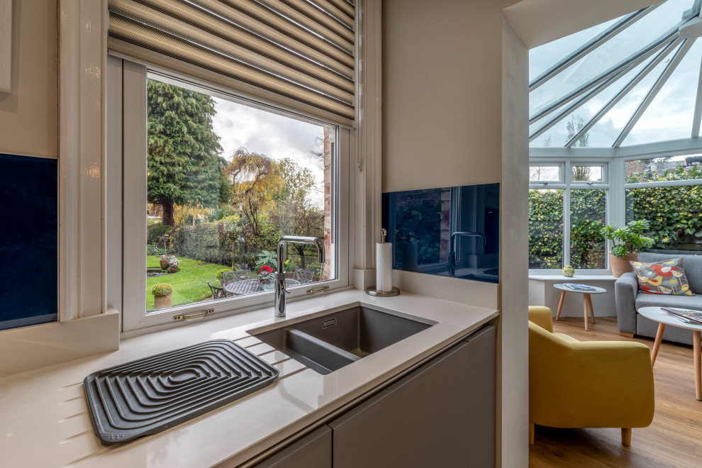 Extended small kitchen becomes a family living space tardis - Modern ...