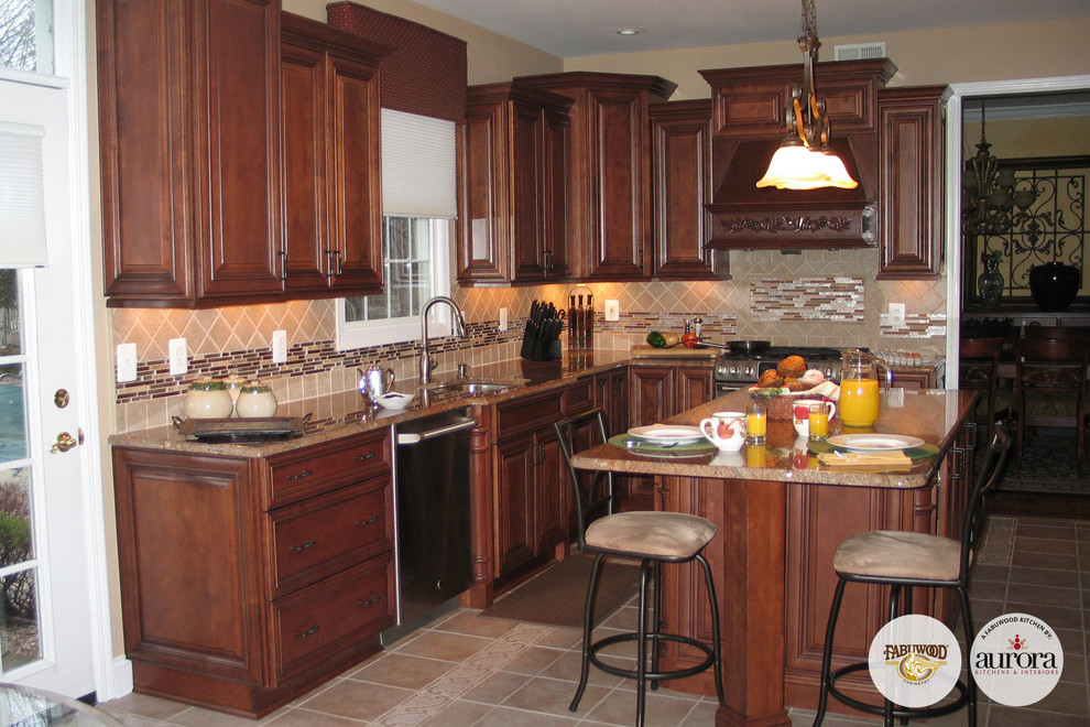 Fabuwood Kitchens Built by Aurora Kitchens & Interiors - Transitional ...