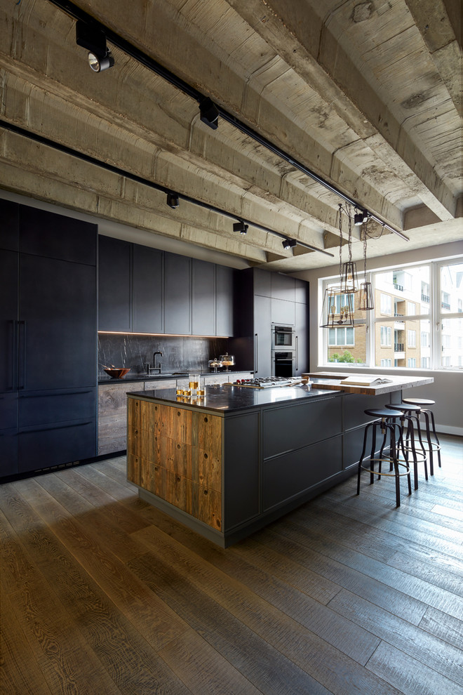 Factory Kitchen for Chelsea Harbour - Contemporary - Kitchen - London ...