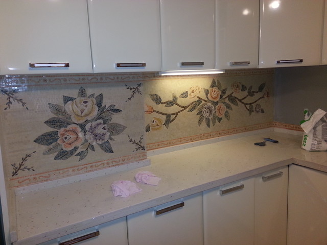 Faience mosaic for kitchen tiles - Classique - Cuisine - Autres ...