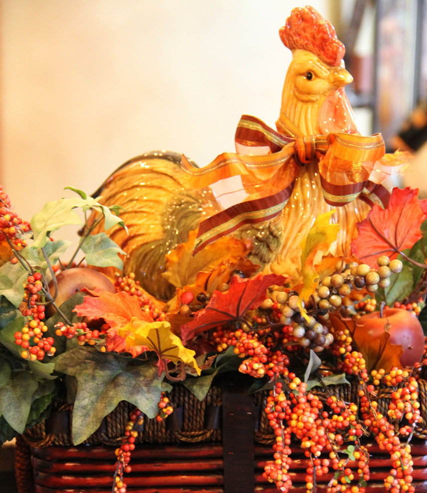 Fall Rooster Arrangement - Traditional - Kitchen - Seattle | Houzz