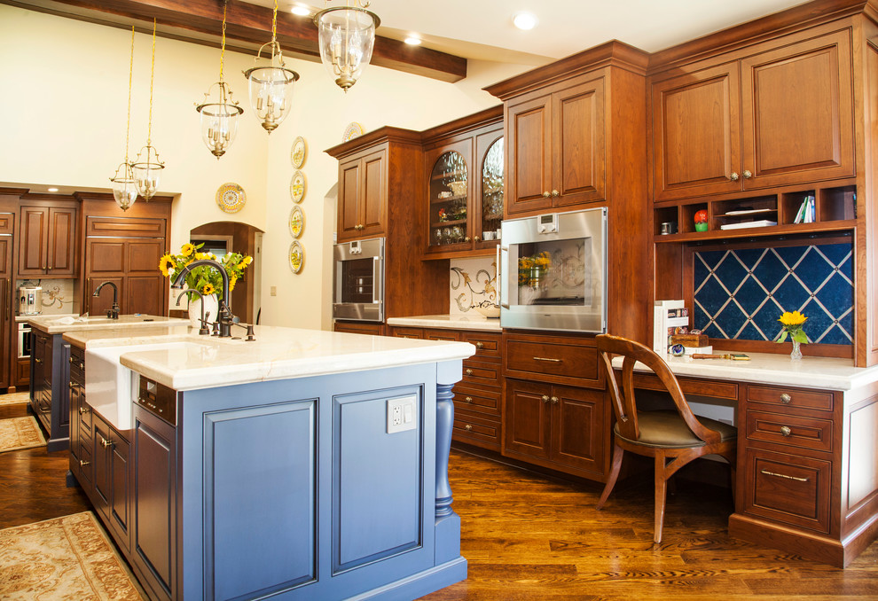 Fancy Tuscan Country Kitchen - Mediterranean - Kitchen - San Francisco ...