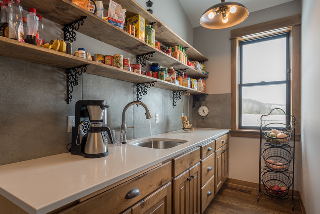 Farmhouse Butler's Pantry - Country - Kitchen - Minneapolis - by Denise ...